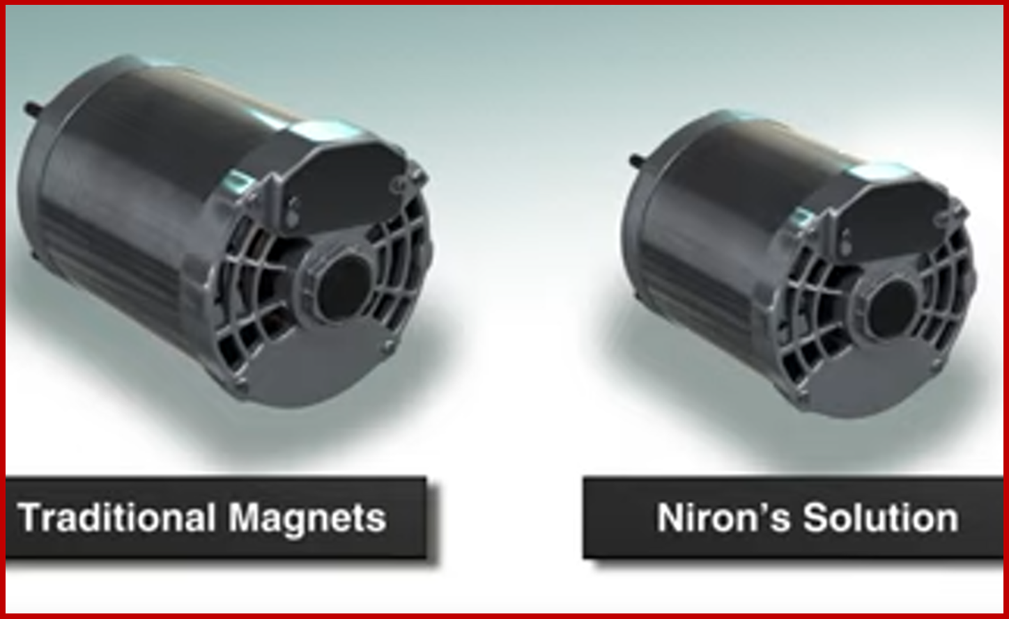 Electric motor size comparison – courtesy of and copyright Niron ...