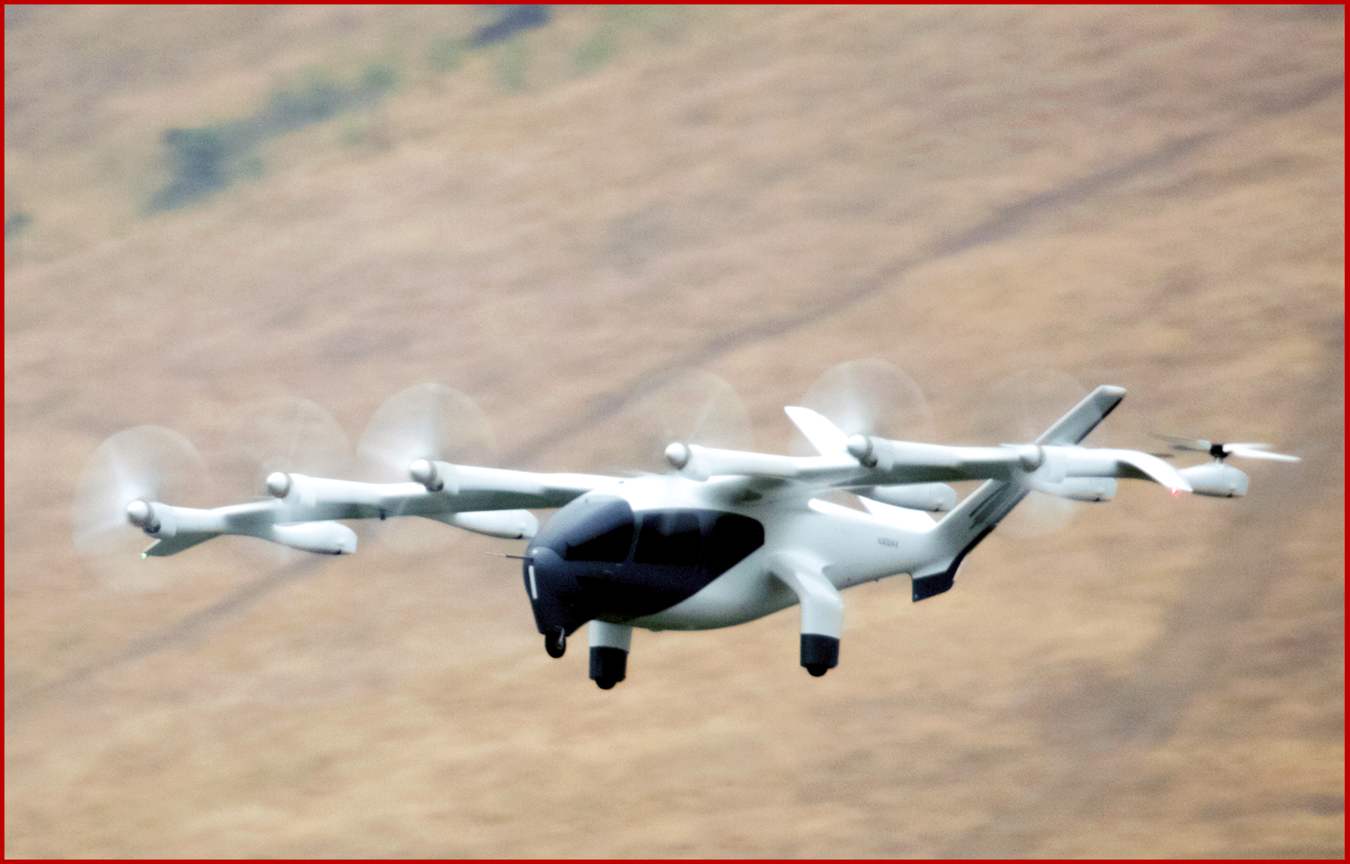 Archer Midnight eVTOL plane on recent test flight – courtesy of and ...