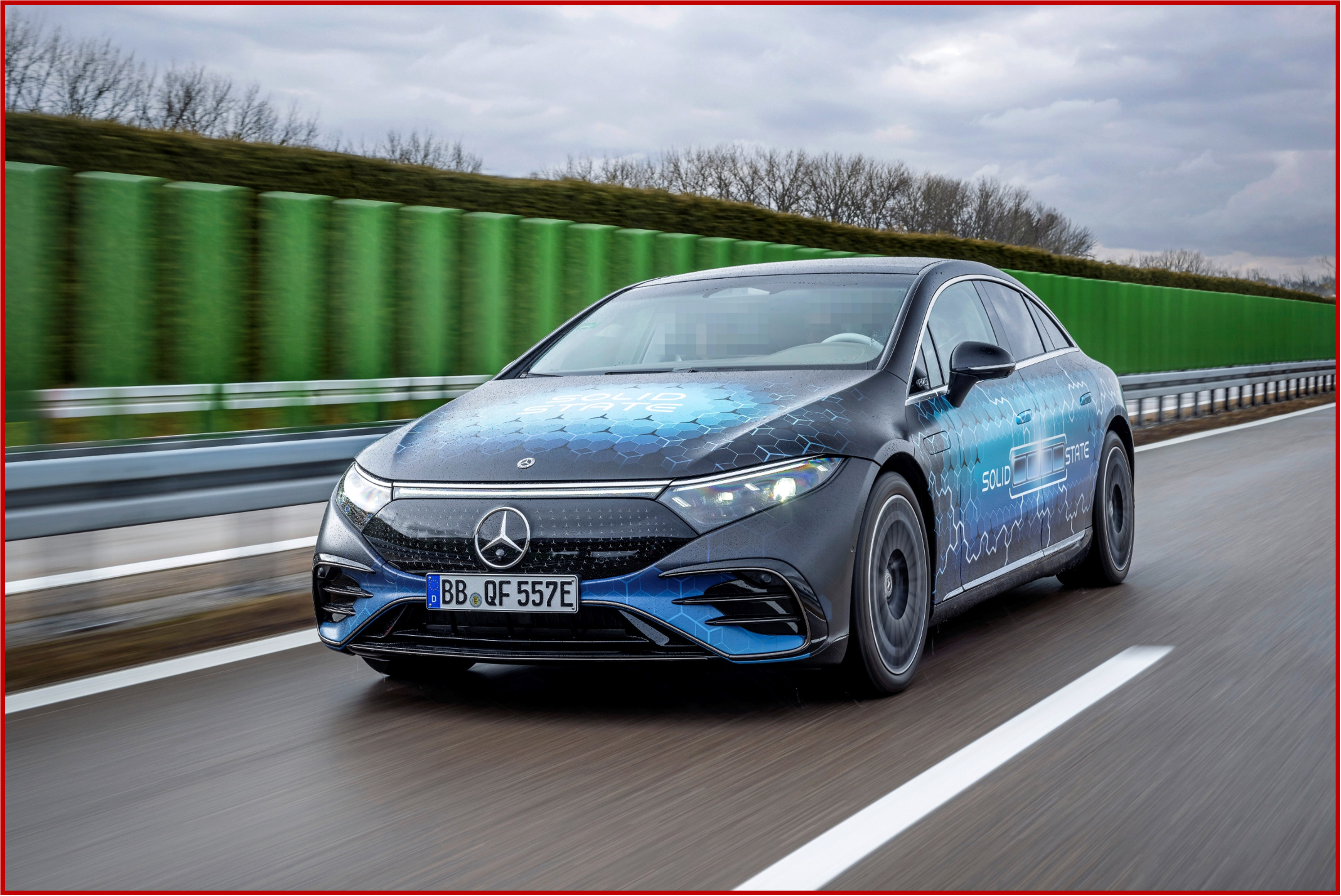 EQS Sedan Solid-State Battery On Road testing – courtesy of and ...