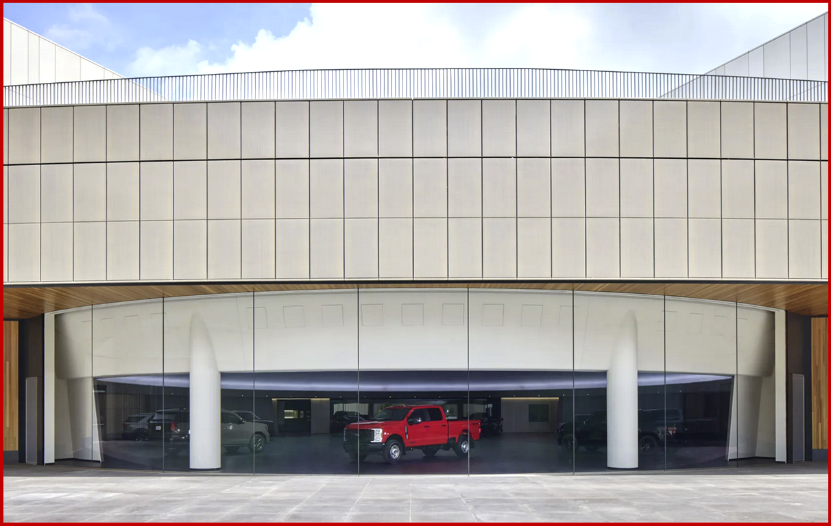 Ford Motor New World Headquarters Entrance – Courtesy of and Copyright ...